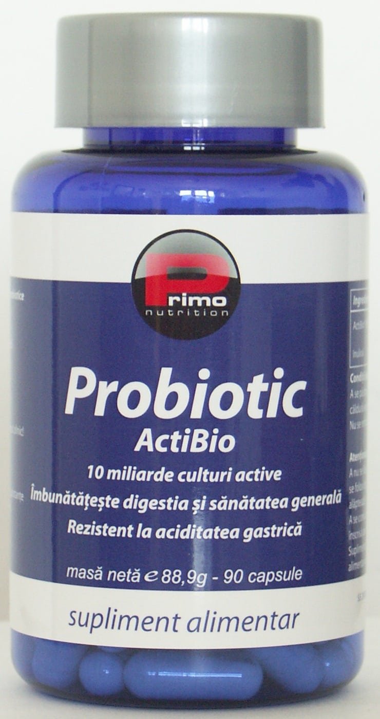 Probiotic natural ActiBio, 10 miliarde, 90 capsule - MagazinulDvs